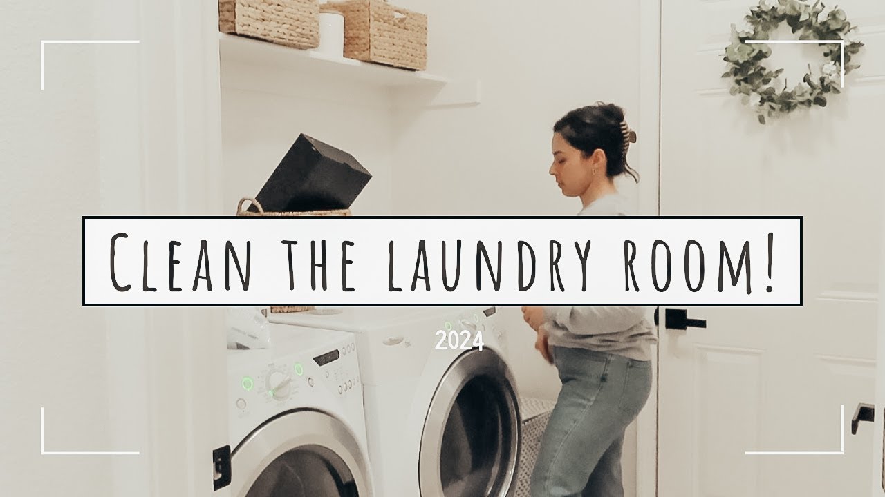 CLEAN THE LAUNDRY ROOM WITH ME | CLEAN WITH ME | FAST PACE CLEANING ...