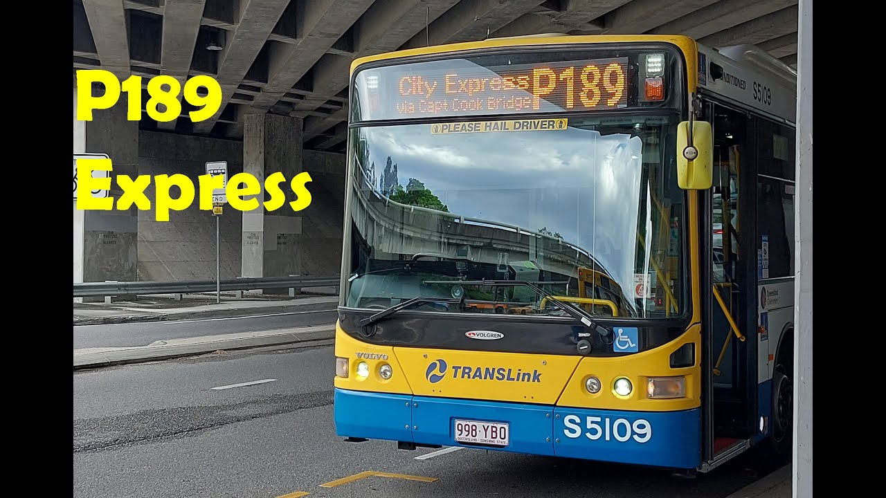 Brisbane City Bus... P189 EXPRESS from Holland Park to City - YouTube