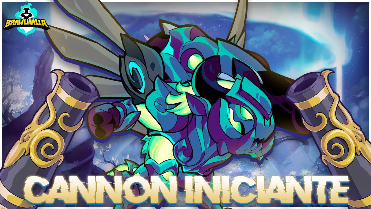 Jogando de Cannon no brawlhalla dando dicas iniciantes de como jogar ...