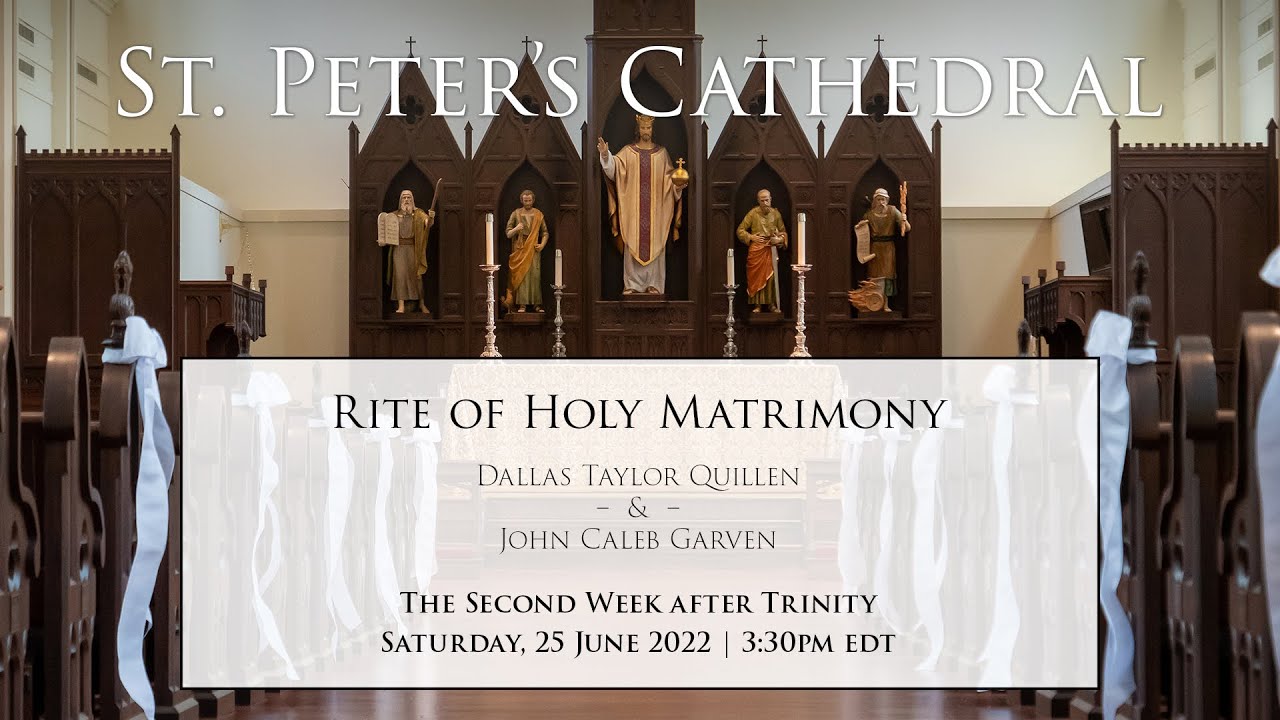 Wedding of Dallas Quillen & Caleb Garven | 25 Jun 2022, 3:30p - YouTube