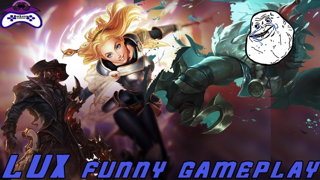 League of Legends - Lux Funny Moments Fails - YouTube