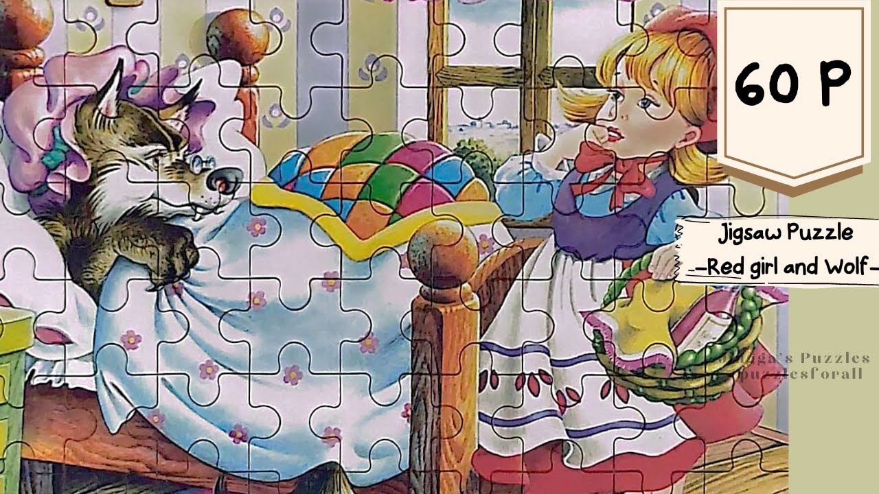 🟠 LITTLE RED RIDING HOOD PUZZLE 🧩| @puzzlesforall - YouTube