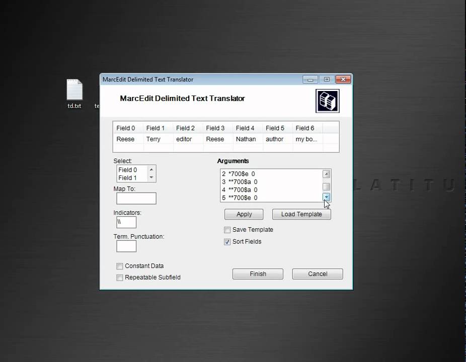 MarcEdit Delimited Text Translator -- Multiple Field Joins - YouTube