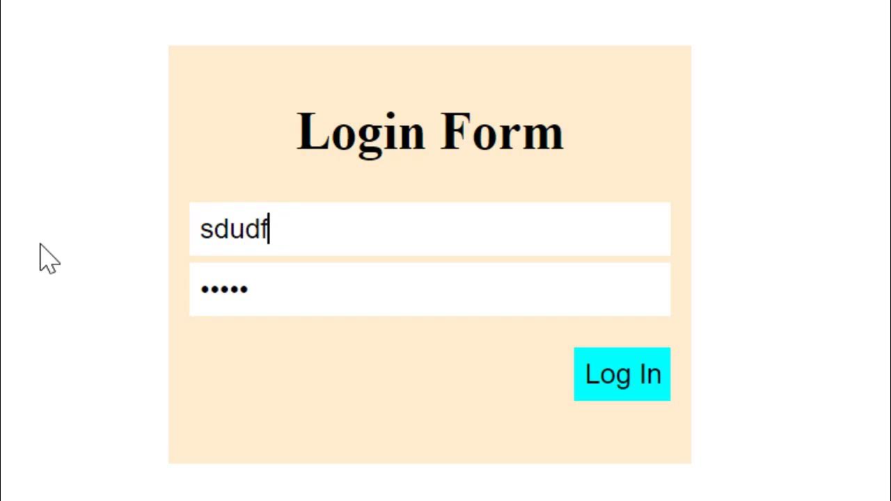 Login page in html and CSS || how to make a login form|| #html #css #loginform - YouTube