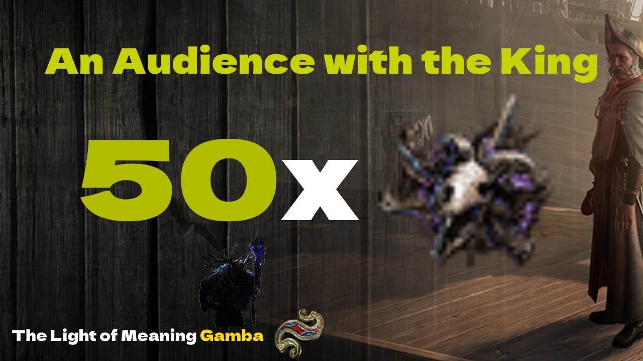 An Audience with the King x50 | Poe 3.25 Settlers - YouTube