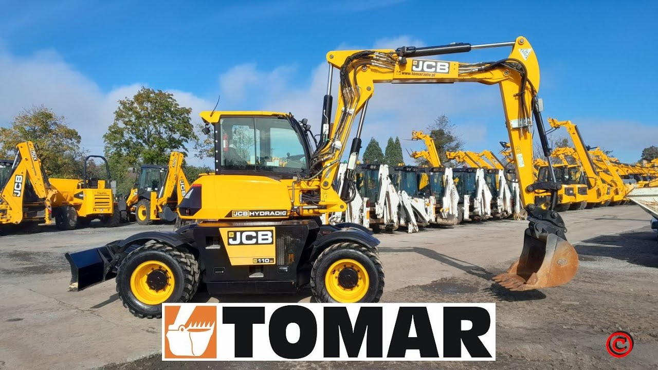 JCB 110W HYDRADIG 2016R 4670 tel. +48 575 316 333 whelled excavator ...