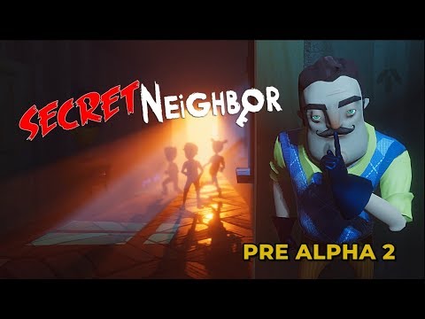 KOMŞU OLARAK OYNADIK! w/ Rozetmen | Secret Neighbor (MULTIPLAYER) - Pre-Alpha 2
