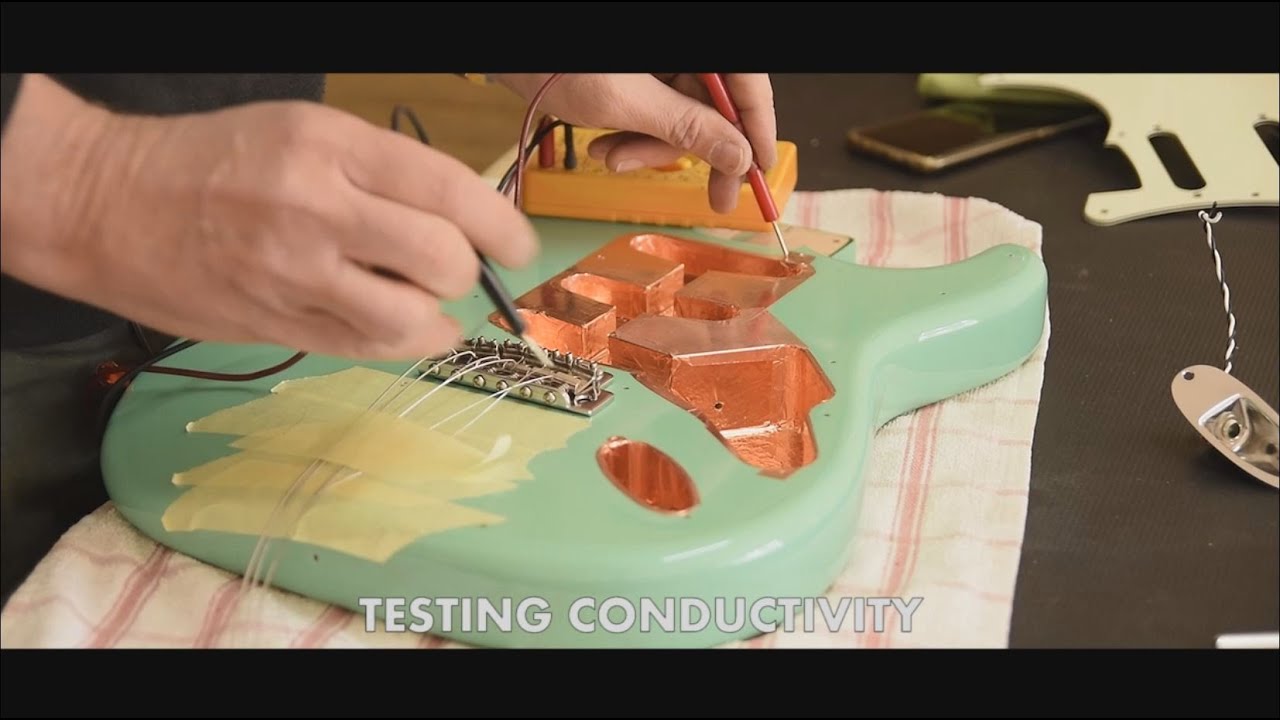 Shielding a Stratocaster - Mike's Guitar Workshop - YouTube