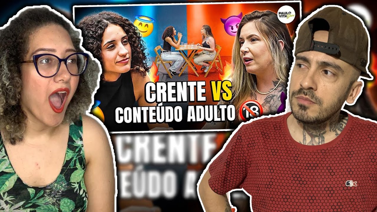 CASAL REAGE: CRENTE e garota de CONTEÚDO ADULTO jogam VERDADE OU DESAFIO | Paulo Vita Show ...