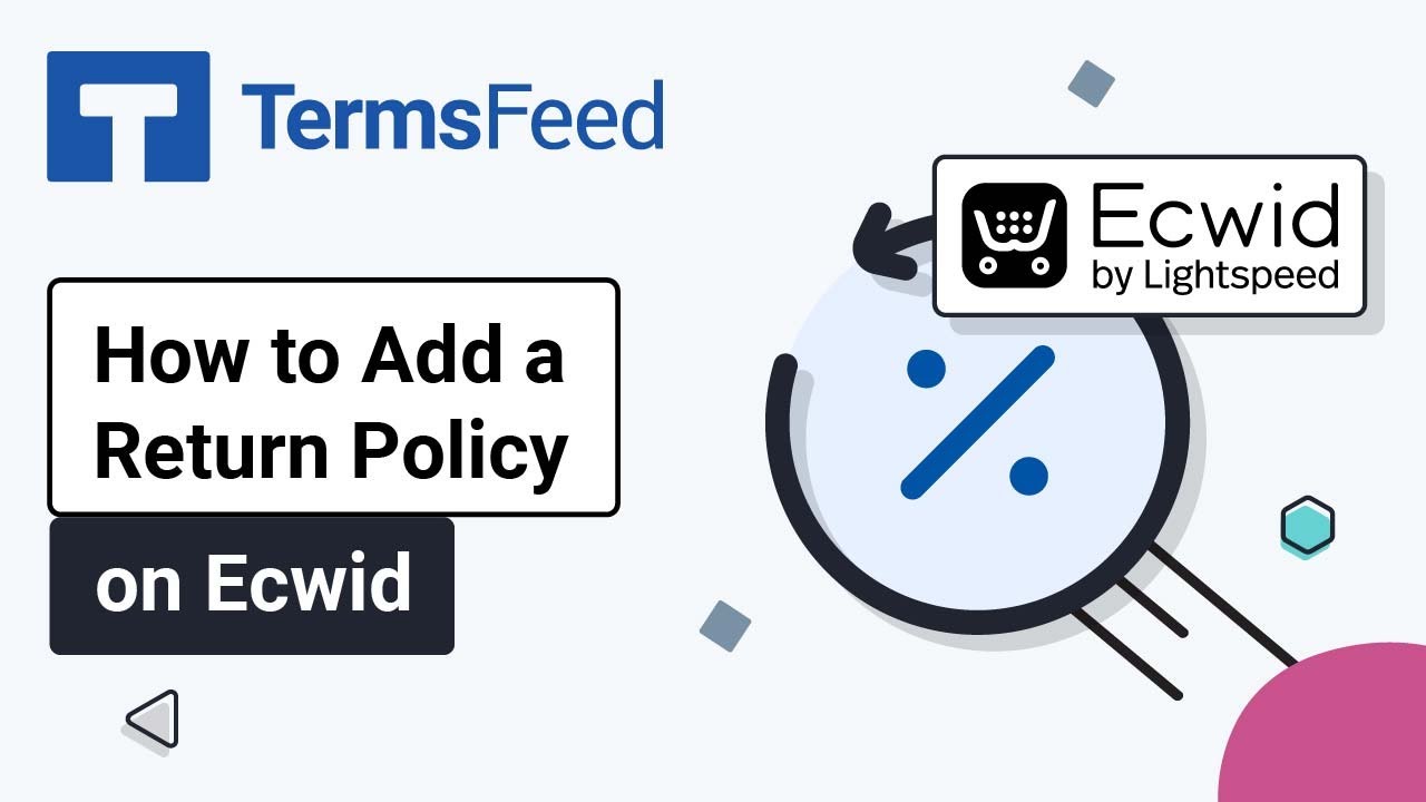 How to Add a Return and Refund Policy on Ecwid - YouTube