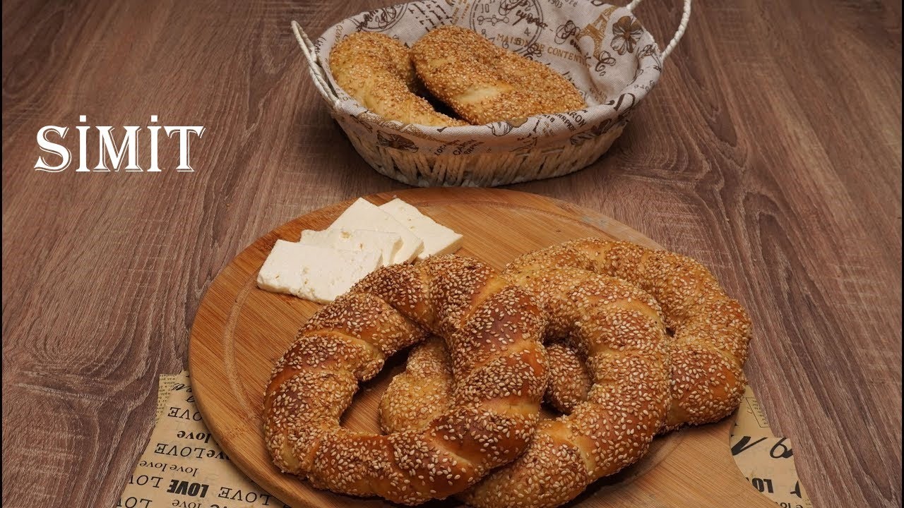 HOW TO MAKE TURKİSH STREET FOOD SİMİT .SESAME BAGEL RECİPE - YouTube