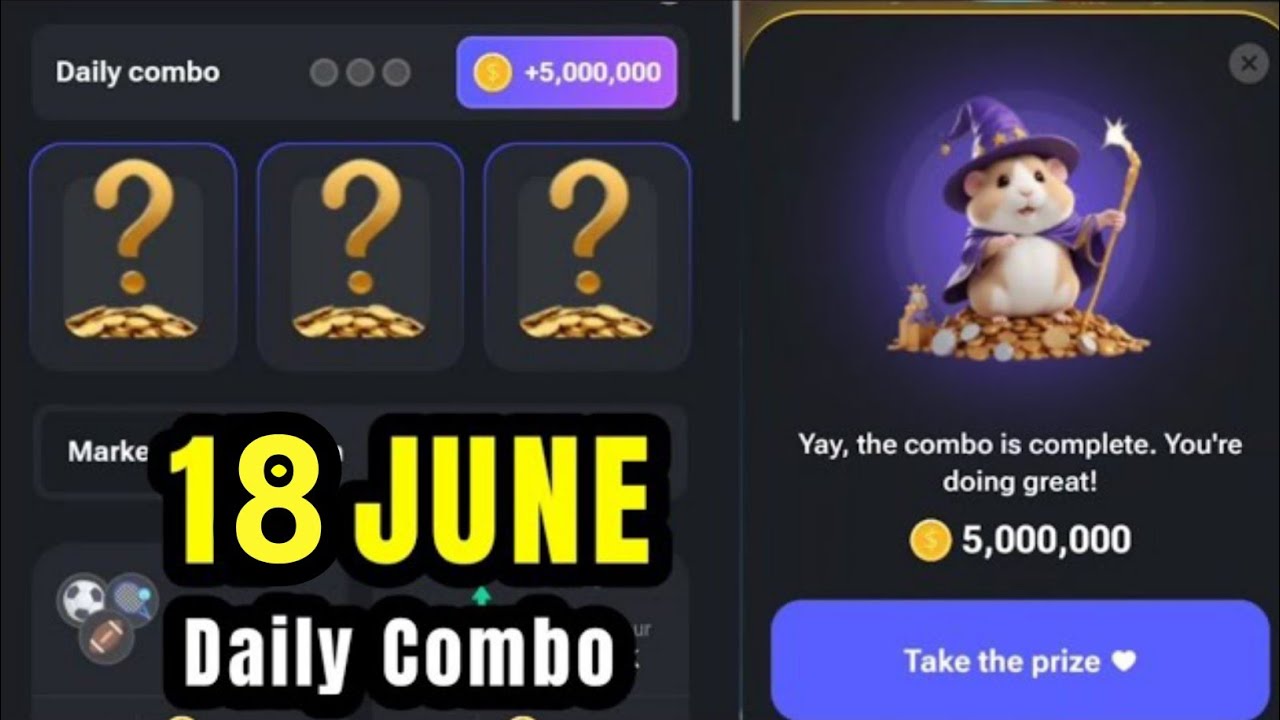 Hamster Kombat : 18 June Daily Combo Card | Hamster Kombat Daily Combo ...