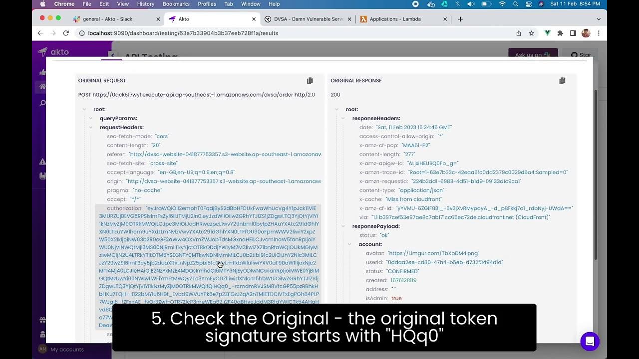 Test 6 Jwt Invalid Signature Test Youtube