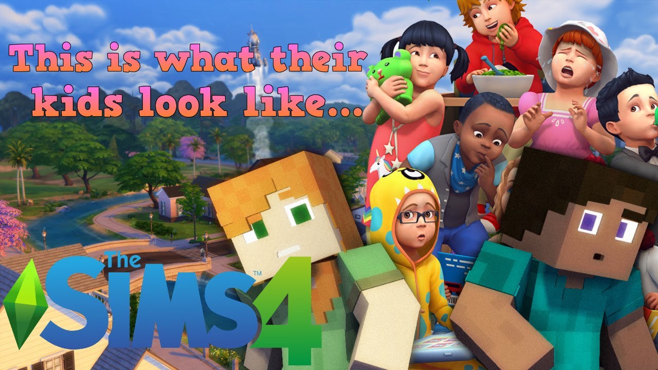 Sims 4 - Minecraft Challenge - Ep 1 - YouTube