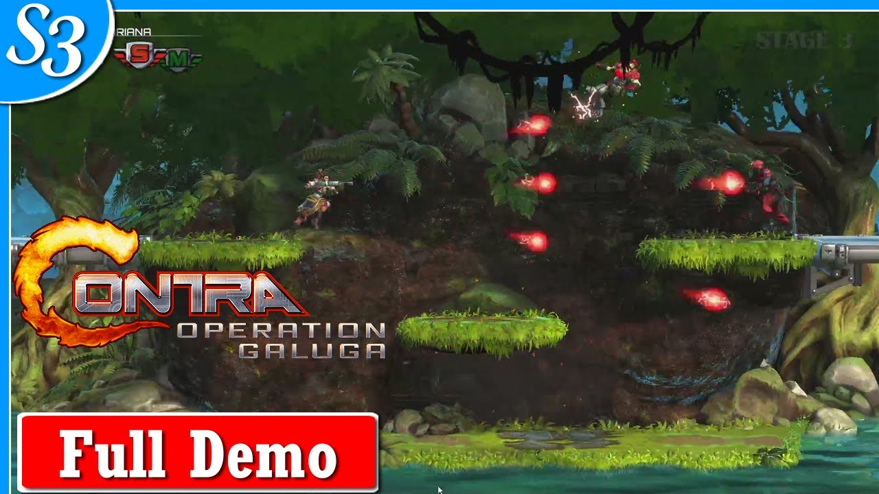Contra: Operation Galuga | Full Demo Ariana Gameplay | Arcade Mode ...