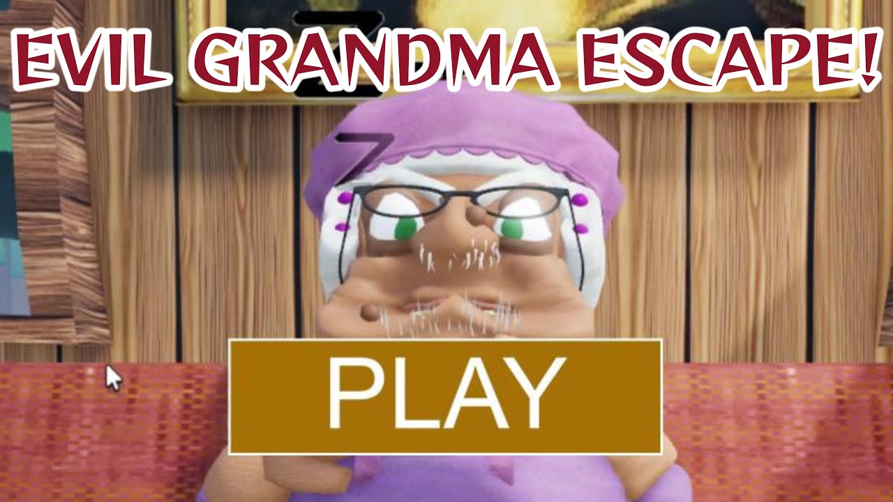 Roblox EVIL Grandma Escape - YouTube