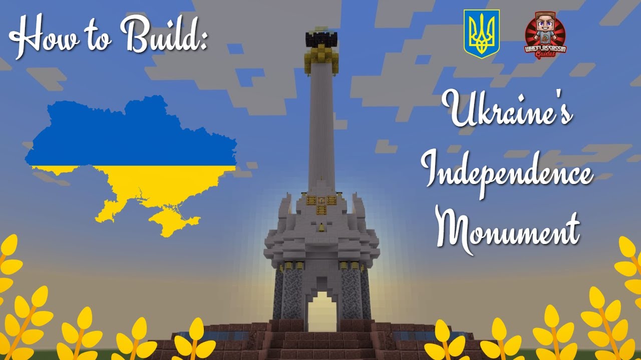 How to build the Ukrainian Monument of Independence in Minecraft ...