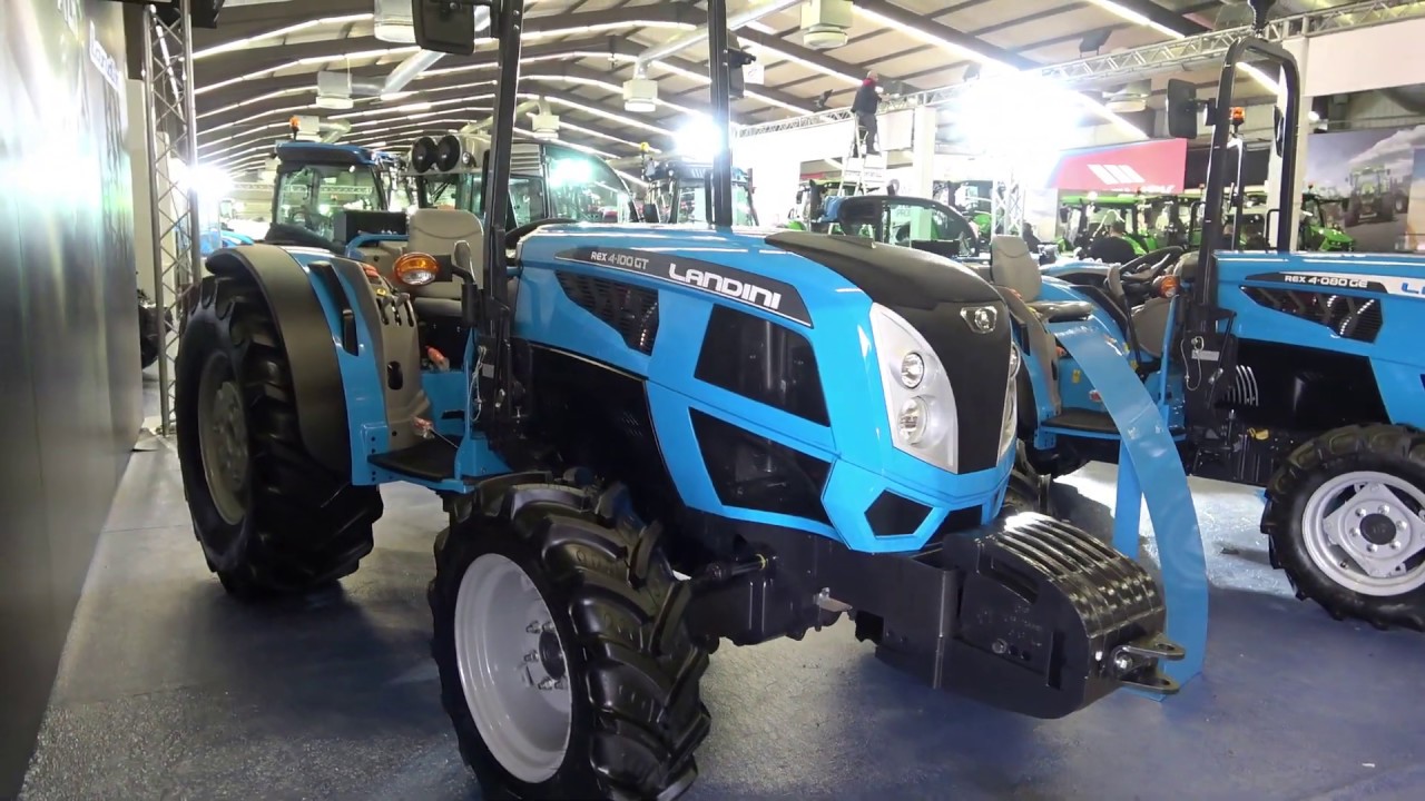 The 2020 LANDINI REX 4 100GT tractor - YouTube