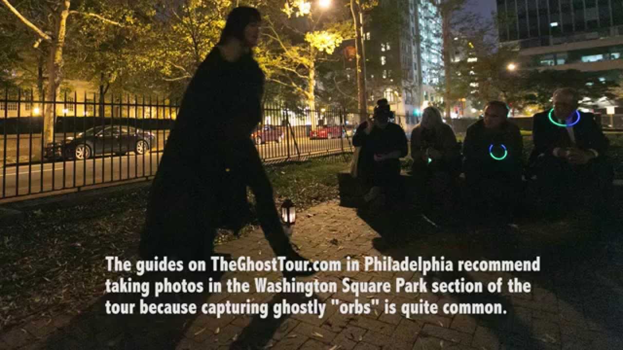 Ghost Orbs at Washington Square Park Philadelphia - YouTube