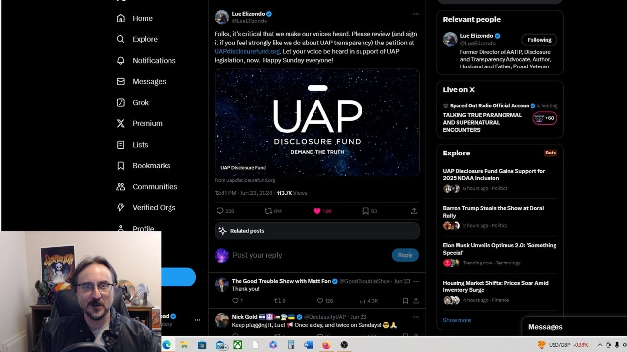 Good News from the UAP Disclosure Fund! - YouTube