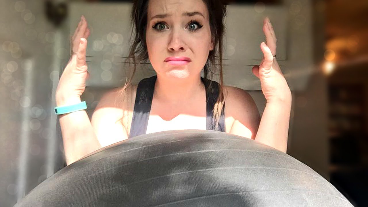 YOGA BALL / Workout | WARNING : may make you laugh - YouTube