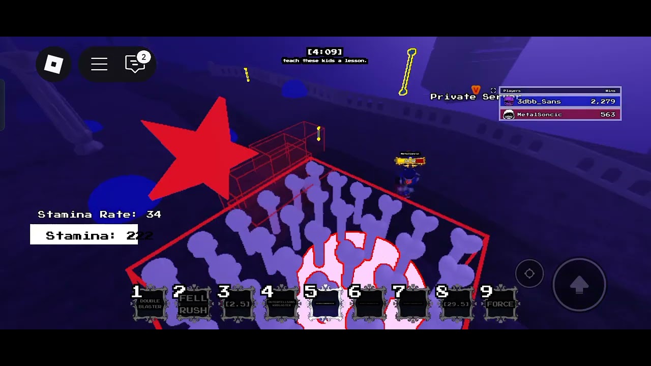 Fallen Stars Sans Showcase | Undertale Last Corridor: Sandbox - YouTube