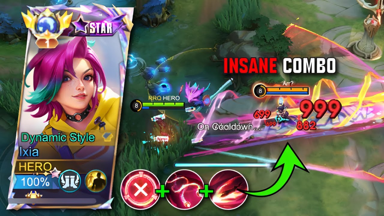 IXIA PERFECT COMBO TUTORIAL (100% broken) | ixia best build 2024 - MLBB ...