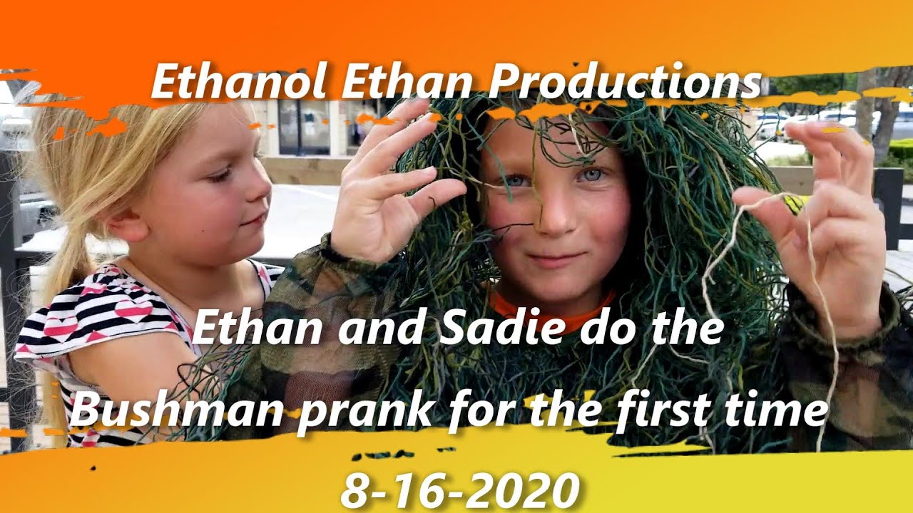 8-16-2020 At Starbucks Ethan and Sadie do Bushman Prank for the first ...
