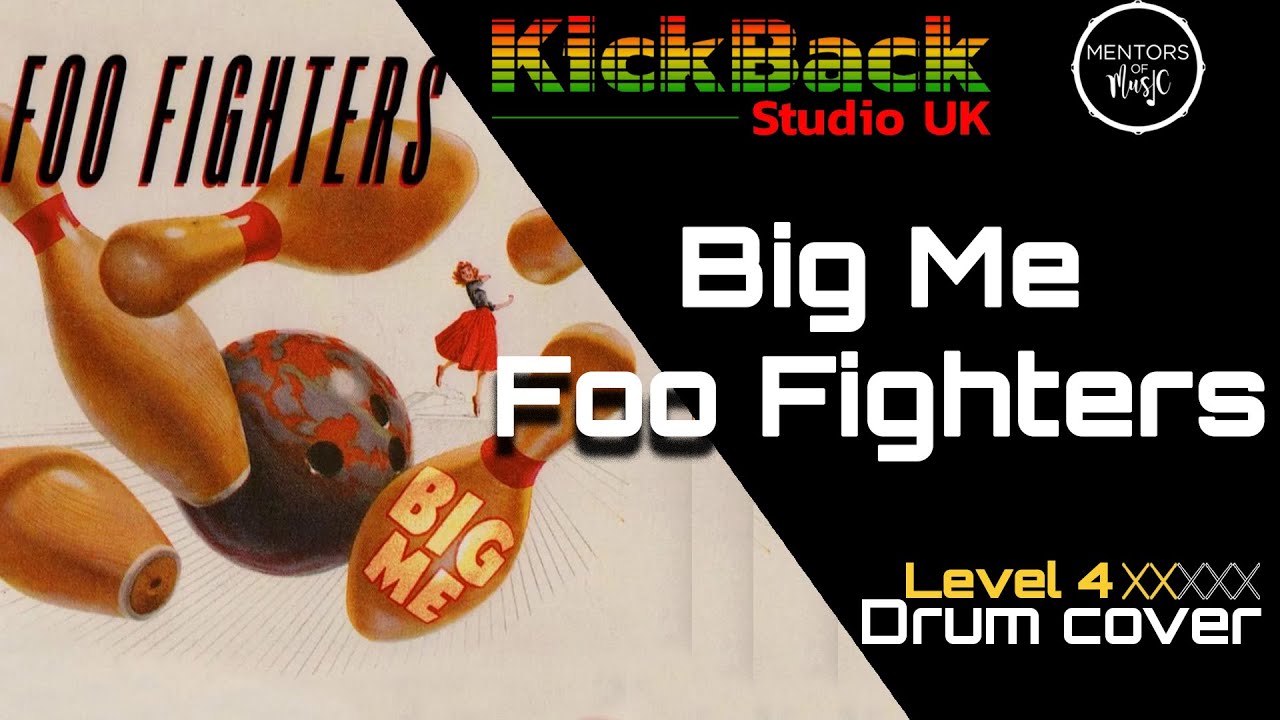 Big Me - Foo Fighters *Level 4* drum cover with score #tutorial # ...