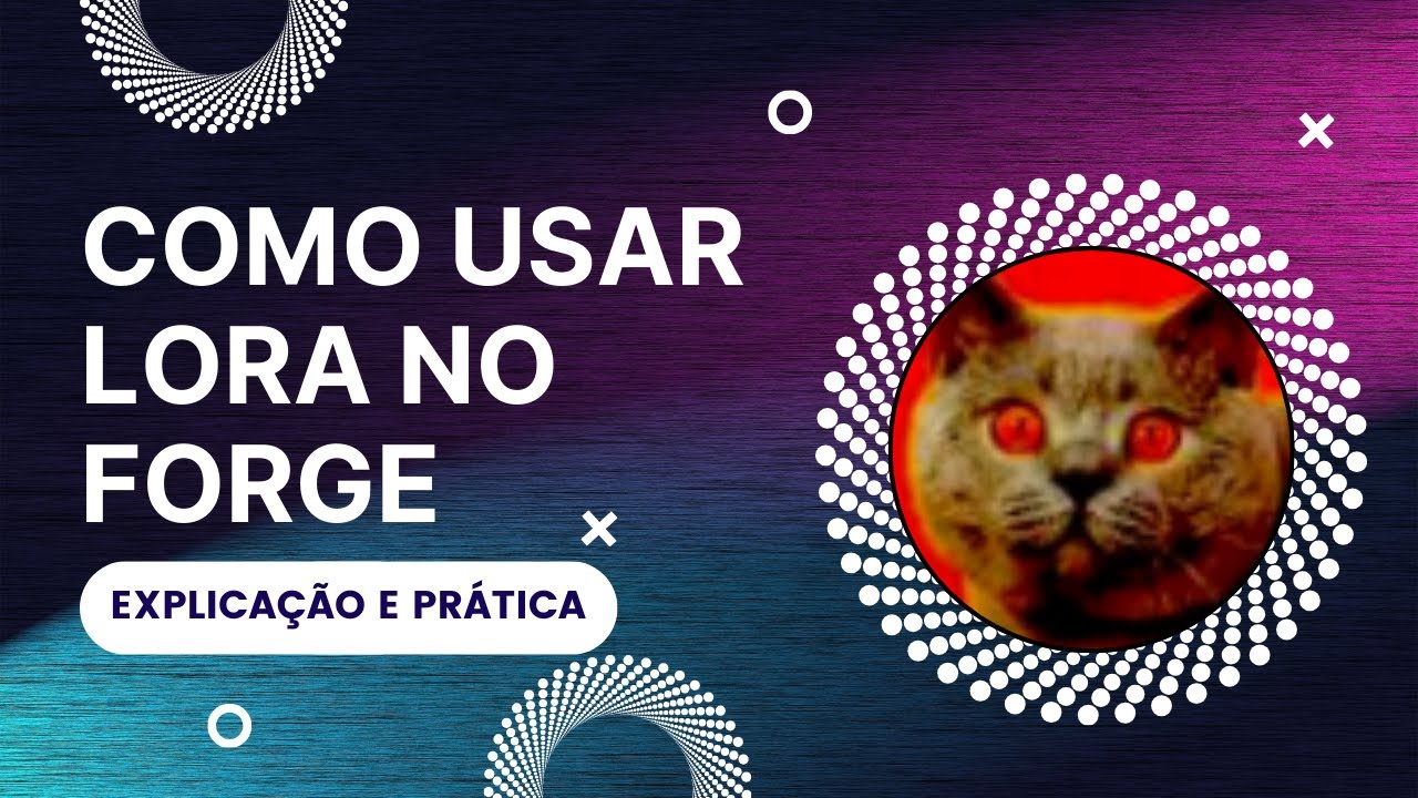 Como usar LoRA no Forge WebUi - Pinokio - YouTube