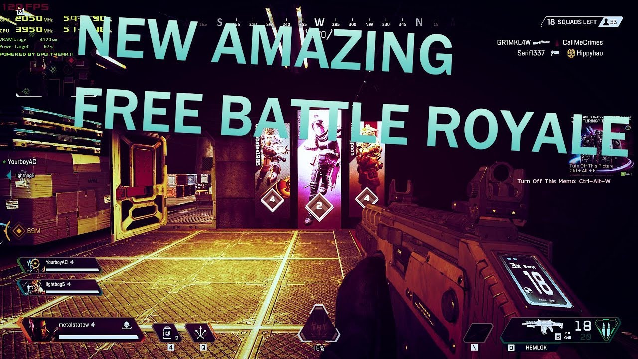 APEX LEGENDS FREE TO PLAY AND BETTER THAN BO4 | amazing game - YouTube