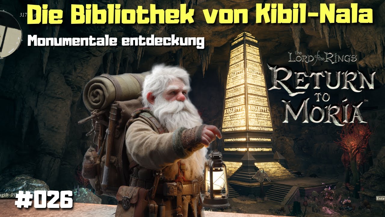 ⛏️Herr Der Ringe: Return to Moria⛏️ #26 Die BIBLIOTHEK von Kibil-Nala ...