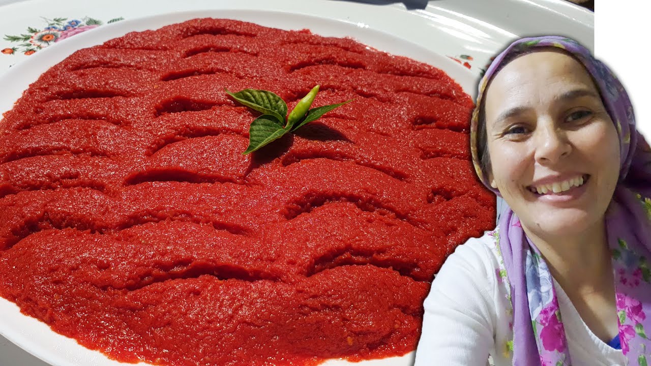 DÜNYANIN EN KOLAY SALÇA YAPIMI 😱 SADECE 2 SAATTE OLUYOR 😱 Salça Tarifi ...