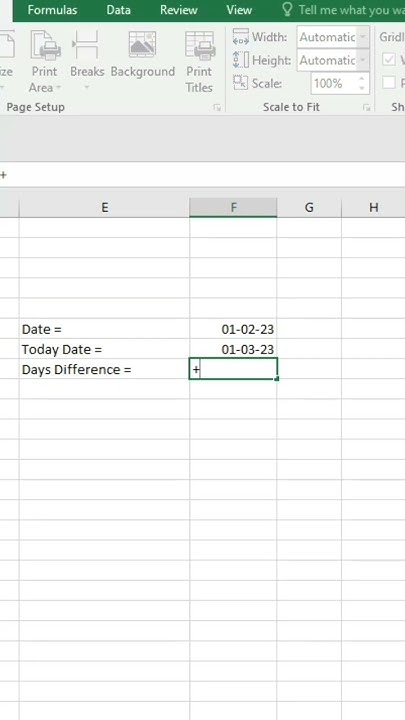 How to calculate the days difference between two Date in Excel - YouTube