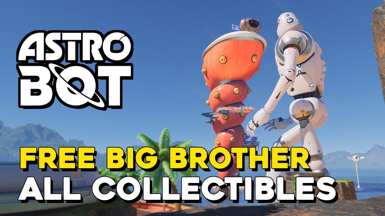 Astro Bot Free Big Brother All Collectible Locations (All Bots, Puzzle ...