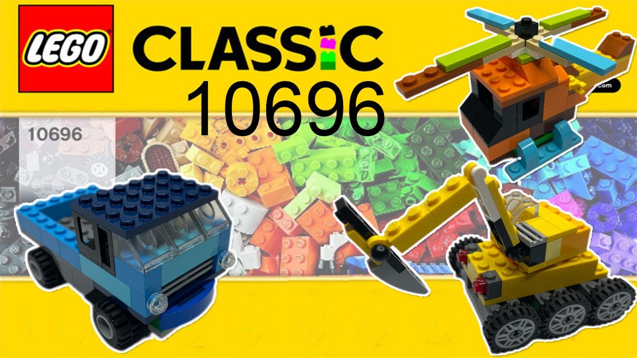 LEGO Classic 10696 - I built 3 ideas - YouTube