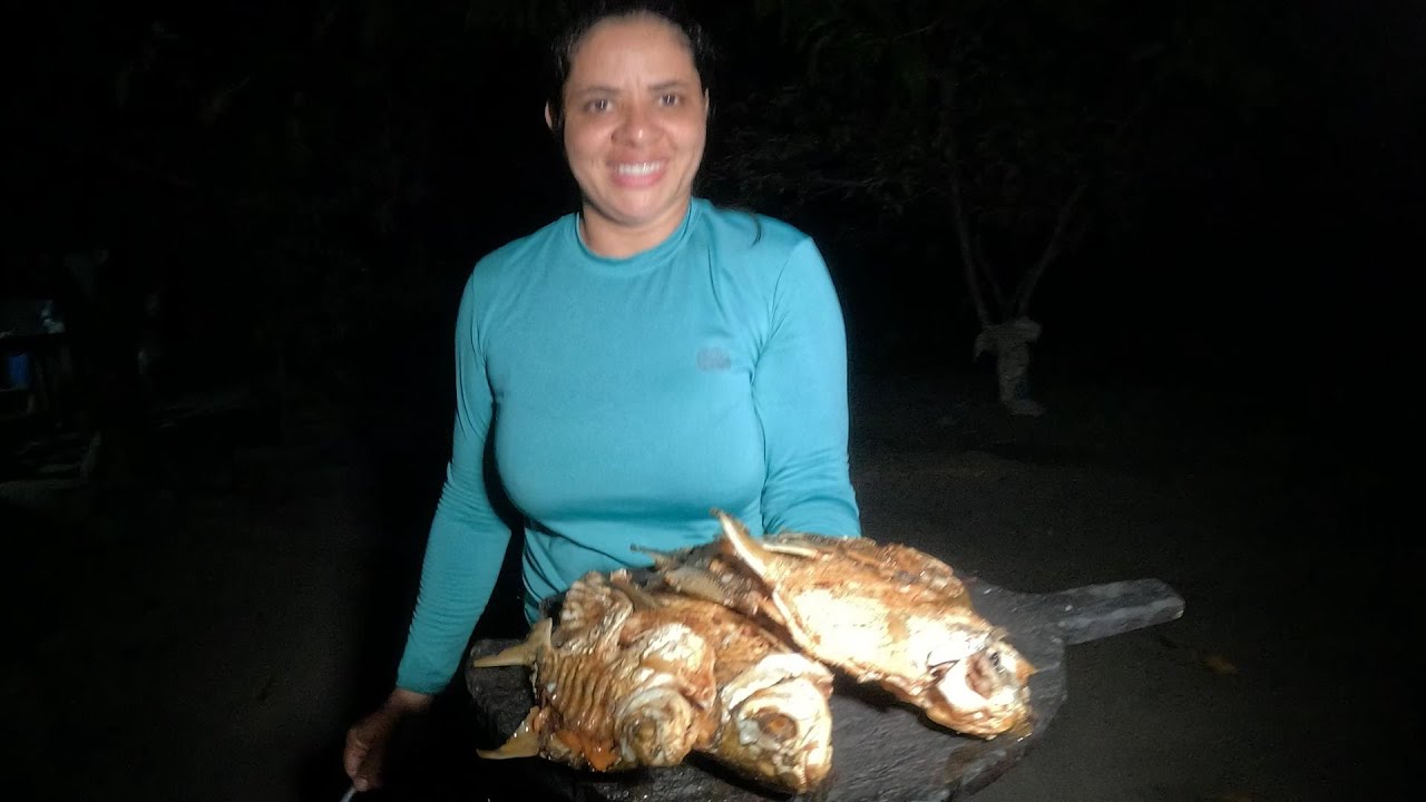 PESCARIA NA CEVA PEGAMOS ALGUNS PEIXE E FIZEMOS UM FRITO NO FOGÃO A ...