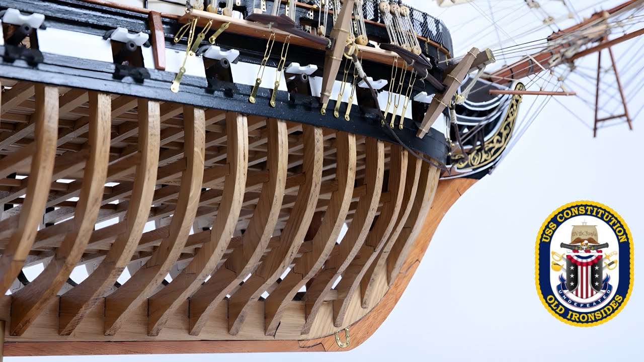 1:76 Frigate - U.S.S Constitution Model Ship - Build Tutorials - YouTube
