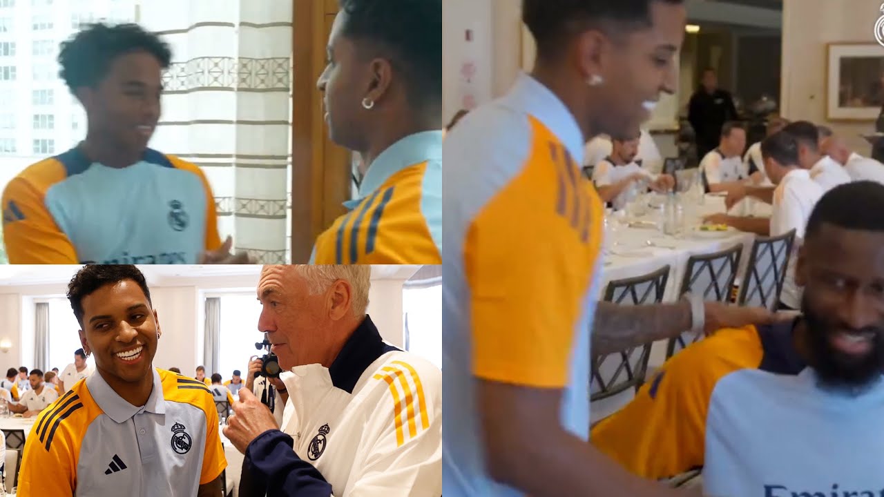 Rodrygo meets Endrick for the first time Real Madrid vs AC Milan Match ...