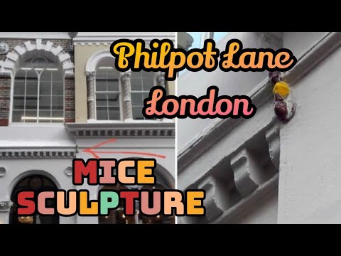 London walk tour, smallest the two mice statue - YouTube