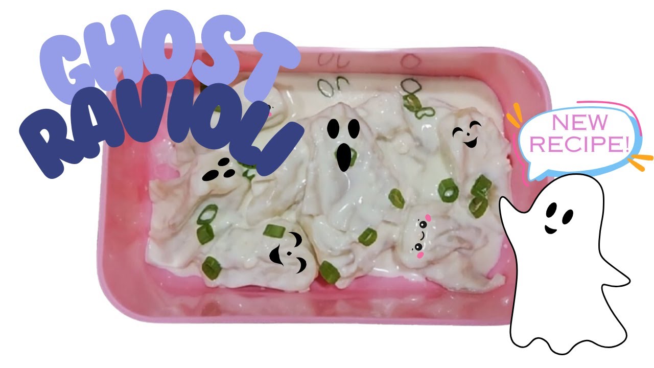 Ghost 👻 Ravioli | Halloween Dinner idea!! | Make this recipe!!! - YouTube