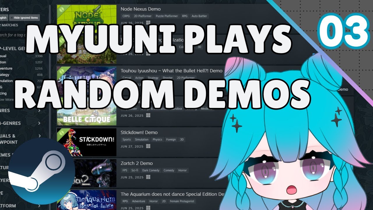 Playing Random Steam Game Demos (Part 3) - YouTube