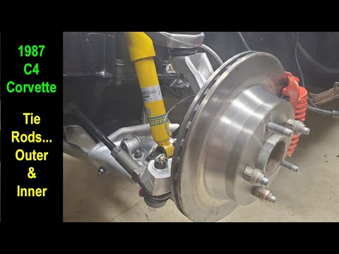 Inner and Outer Tie Rod replacement 1987 C4 Corvette - YouTube