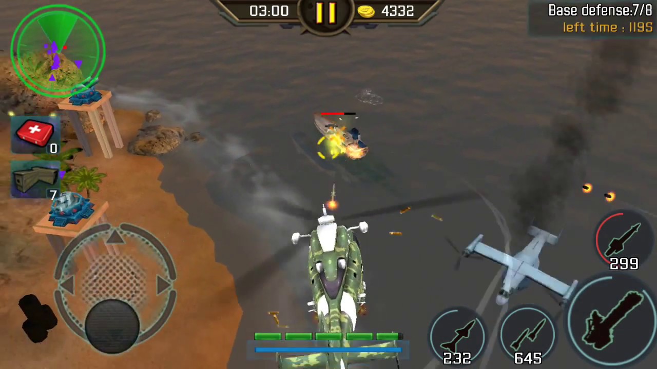 Gunship Strike 3D Leviathan Helicopter Defense Base - YouTube