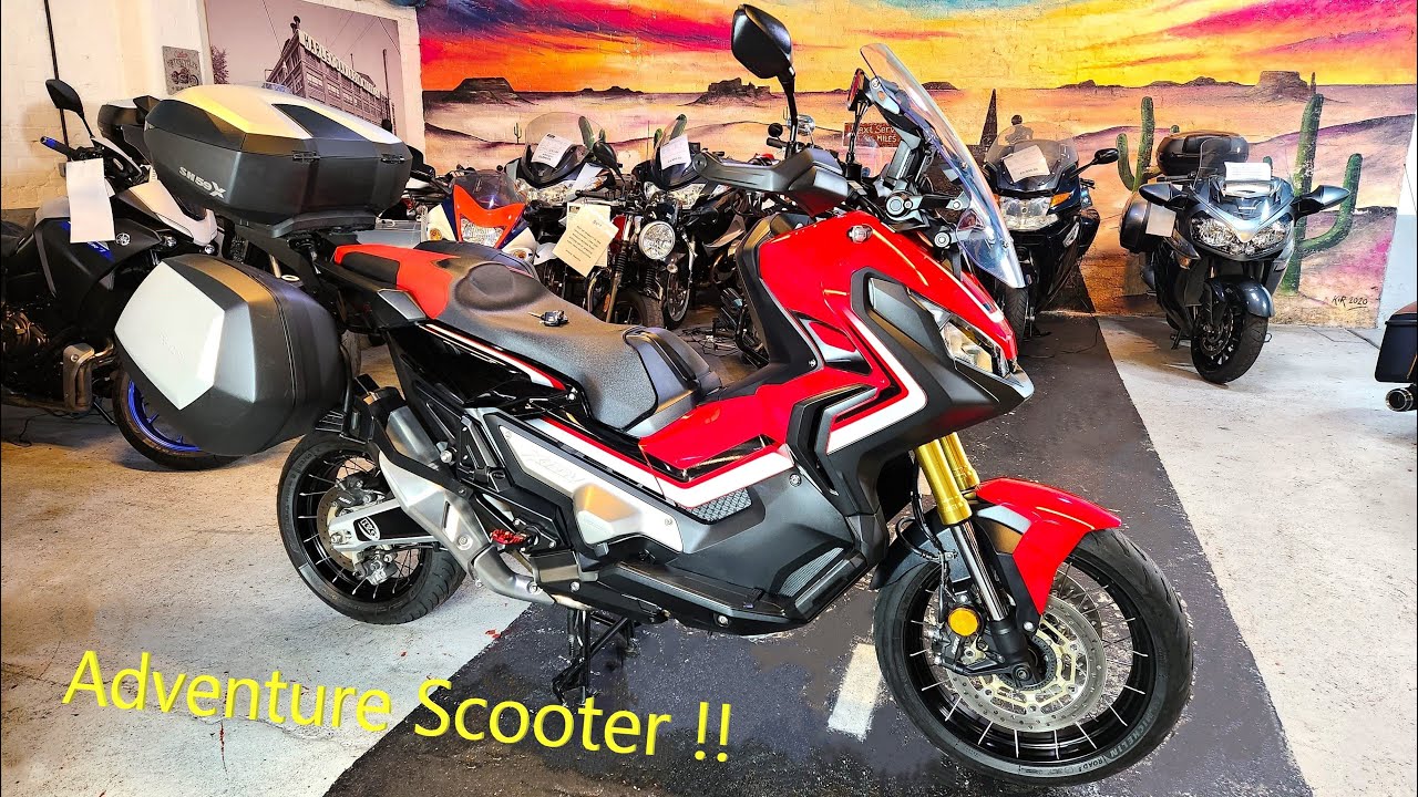Honda X-ADV Adventure Scooter ,Start it up and walk around this 750 ...