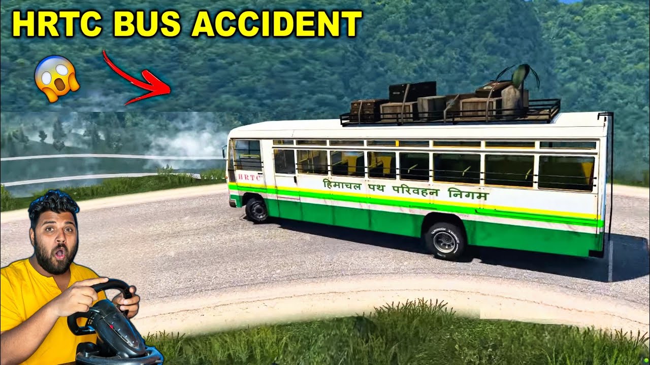 APNI HRTC BUS KA ACCIDENT HO GAYA - EURO TRUCK SIMULATOR 2 BUS MOD ...