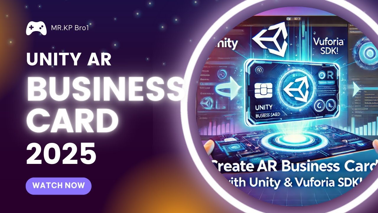 Unity AR Business Card With Vuforia SDK - YouTube