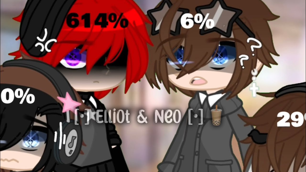 Anger percentage || Gacha meme || Gacha club || Elliot & Neo - YouTube