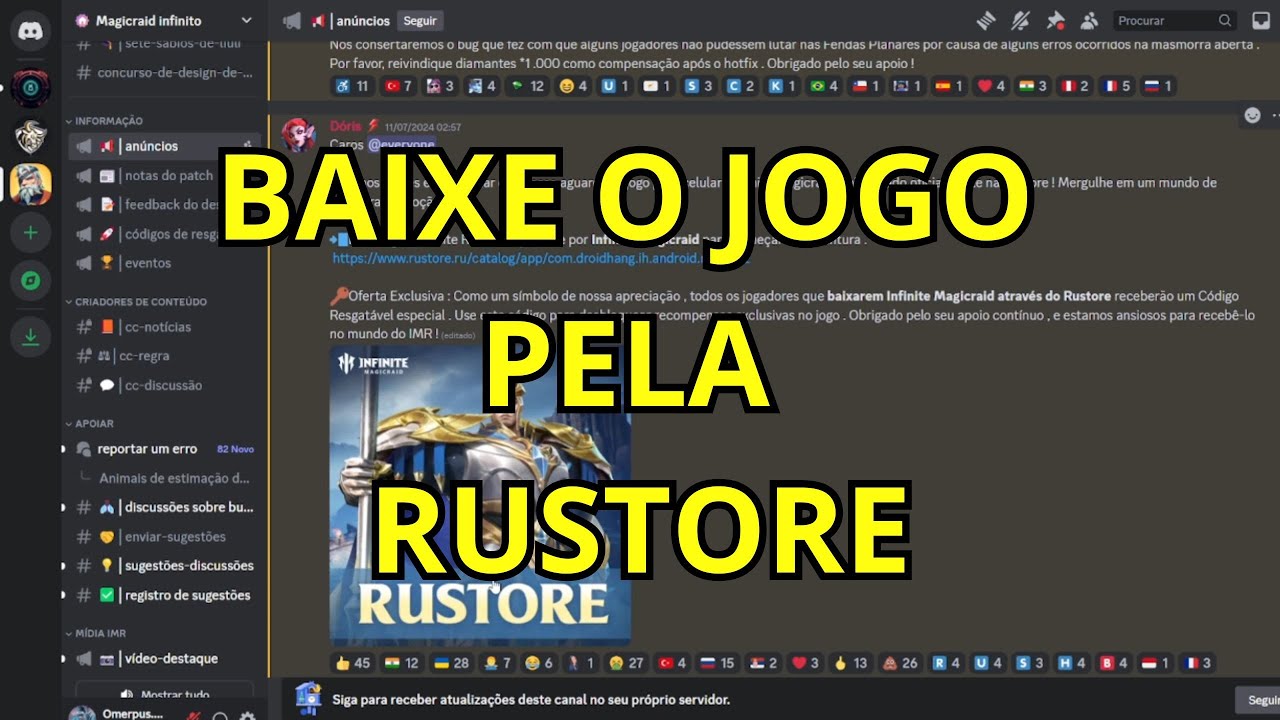 NOVO CÓDIGO DA RUSTORE | Infinite Magicraid - YouTube