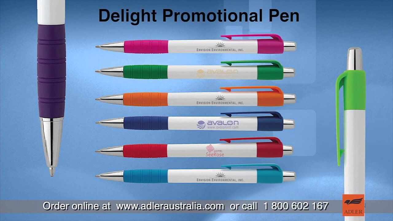 Delight Promotional Pen - YouTube